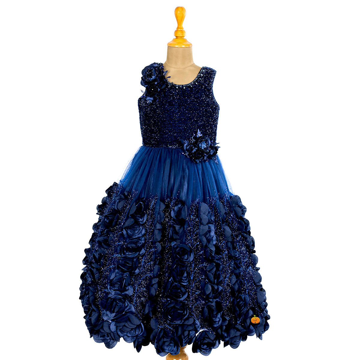 Buy Floral Frill Long Gown for Girls – Mumkins