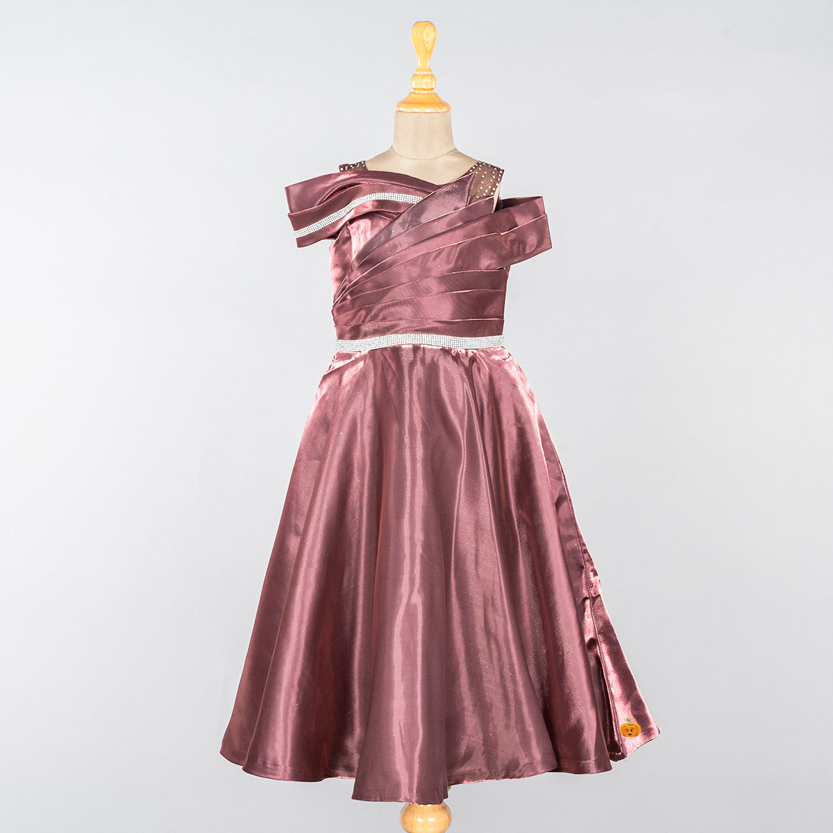 Buy Onion Long Off-Shoulder Girls Gown – Mumkins