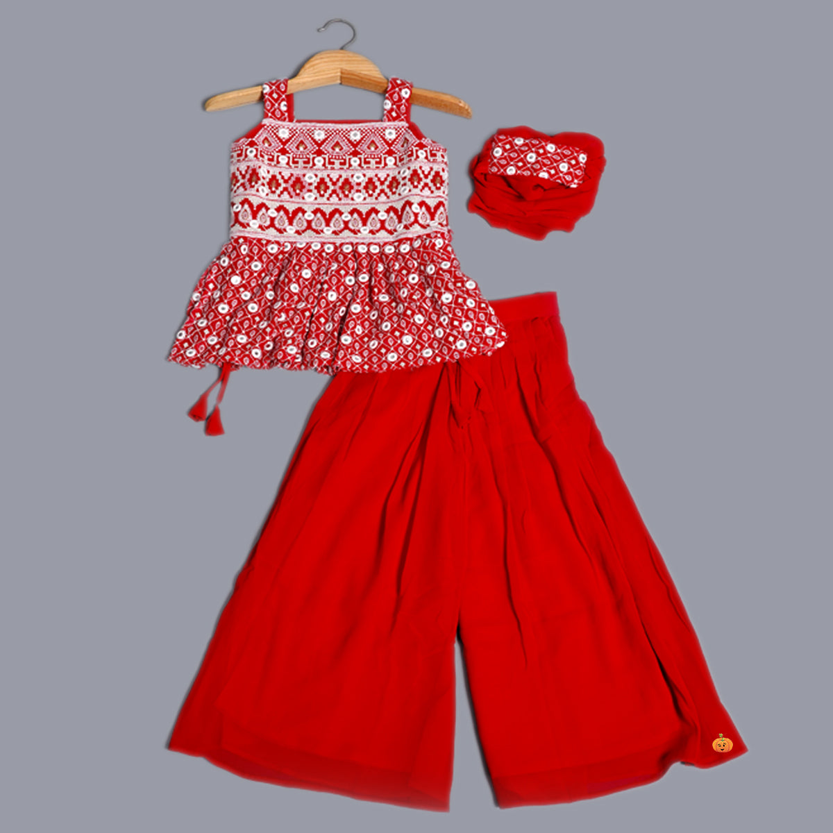 Buy Rani Mirror Work Girls Palazzo Set – Mumkins